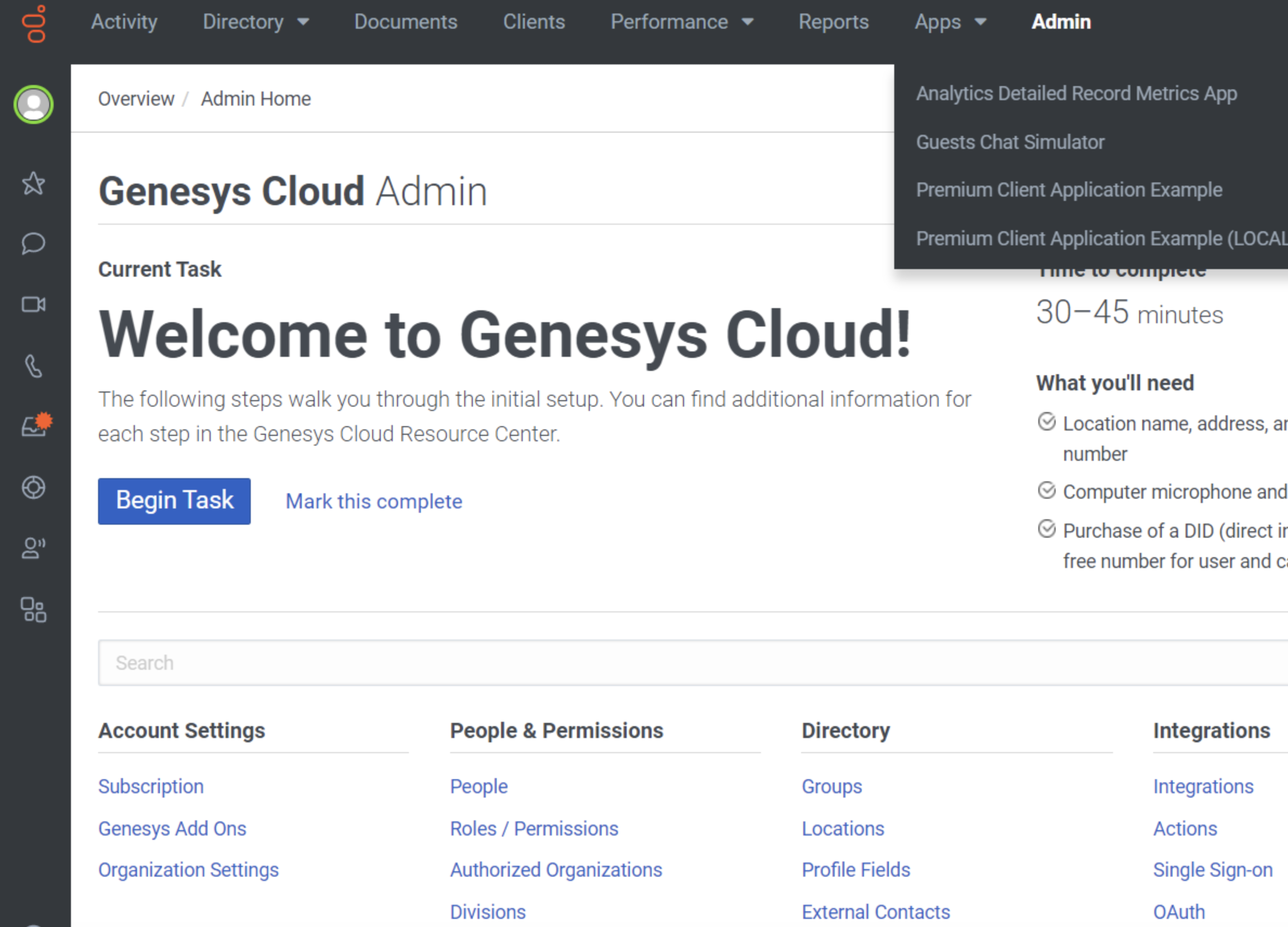 Genesys Cloud Developer Center